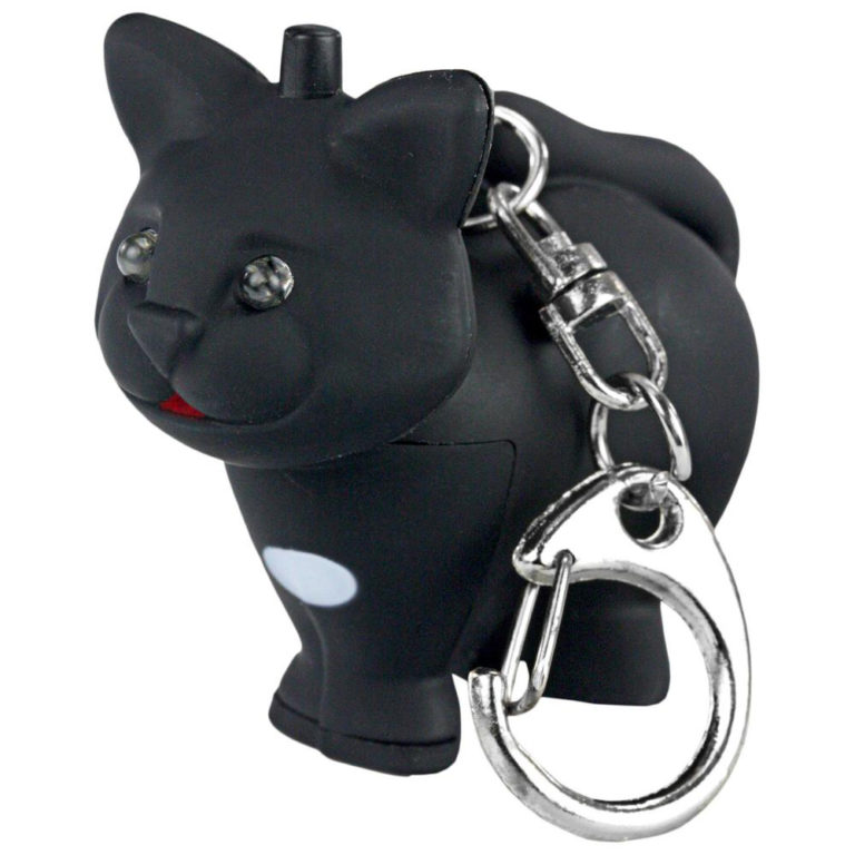 Cat Light-Up Keychain with Sound – WACKO Los Angeles