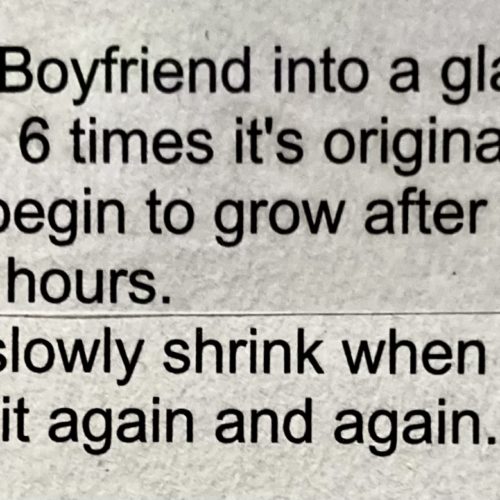 Grow-A-Boyfriend – WACKO Los Angeles