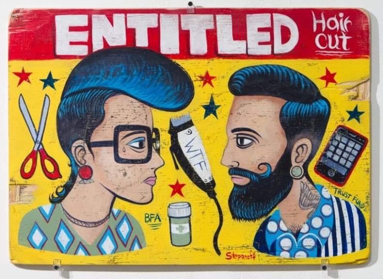 Entitled Postcard by Sean Stepanoff – WACKO Los Angeles