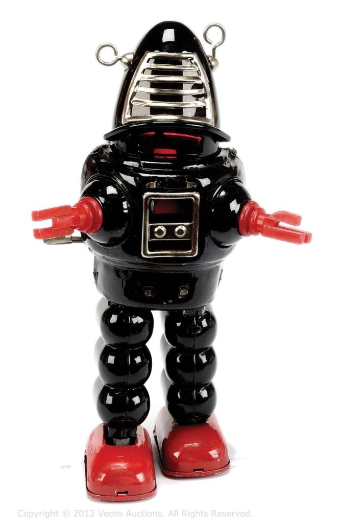Planet Robot Black Tin Wind-Up – WACKO Los Angeles