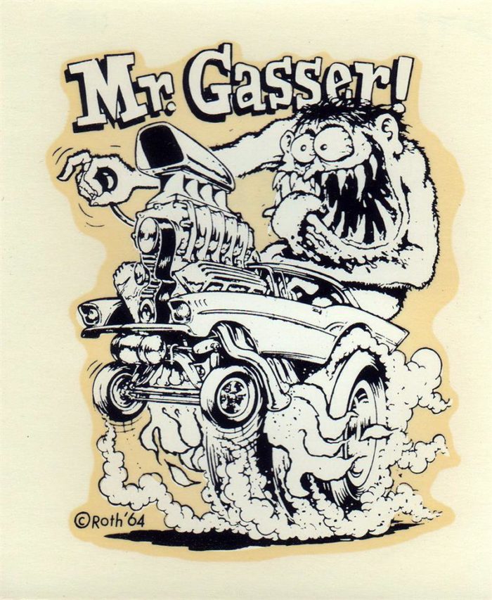 Mr. Gasser! Decal – WACKO Los Angeles