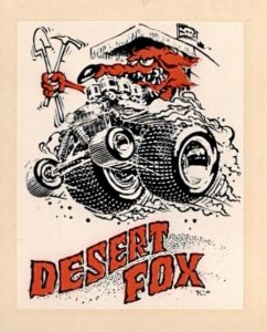 Desert Fox Decal – WACKO Los Angeles