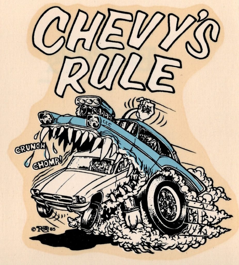 Chevy’s Rule Decal – WACKO Los Angeles