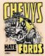 Chevys Hate Fords Decal – WACKO Los Angeles