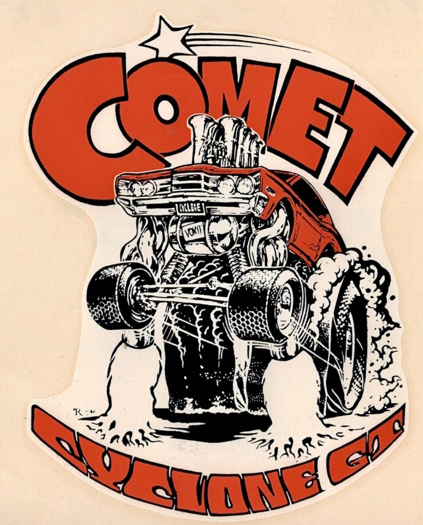 Comet Cyclone GT Decal – WACKO Los Angeles