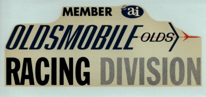 Oldsmobile Racing Division Member Decal – WACKO Los Angeles