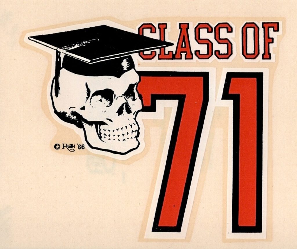 Class of ‘71 Decal – WACKO Los Angeles