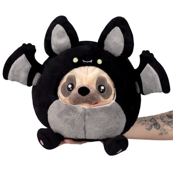 Undercover Pug in Bat 7″ Squishable – WACKO Los Angeles