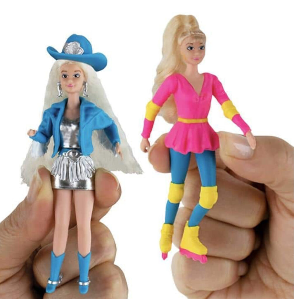 World’s Smallest Posable Barbies- Rollerblader + Cowgirl – WACKO Los ...