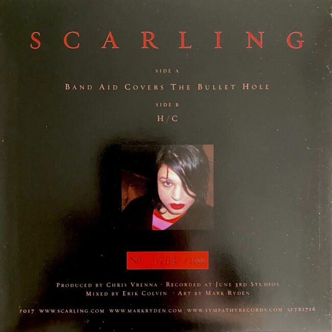 Scarling: Band Aid Covers the Bullet Hole 45 RPM – WACKO Los Angeles