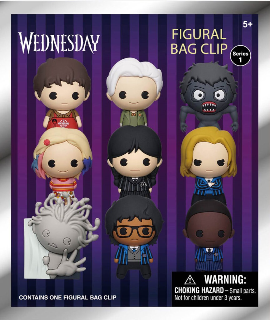 Wednesday 3D Foam Blind Bag Keychain Series 1 – WACKO Los Angeles